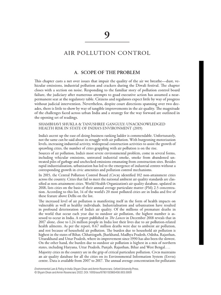 Air Pollution Control | PDF | Air Pollution | Smoking