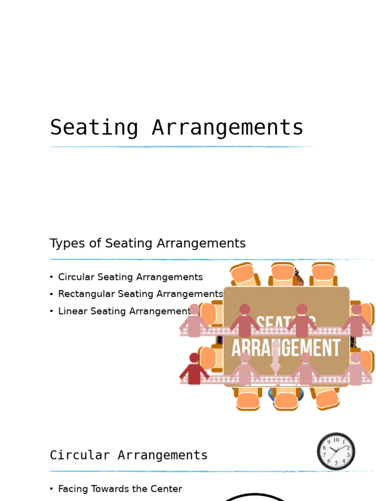 Types of Seating Arrangements Explained | PDF