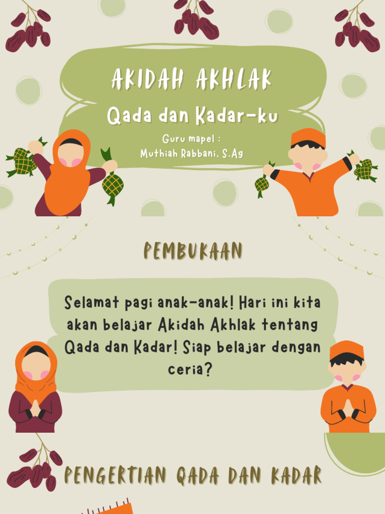 Pengertian Qada dan Kadar dalam Akidah | PDF