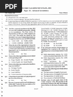 Advance Accounting Paper Solution Jan25 | PDF | Defined Benefit Pension Plan | Debits And Credits