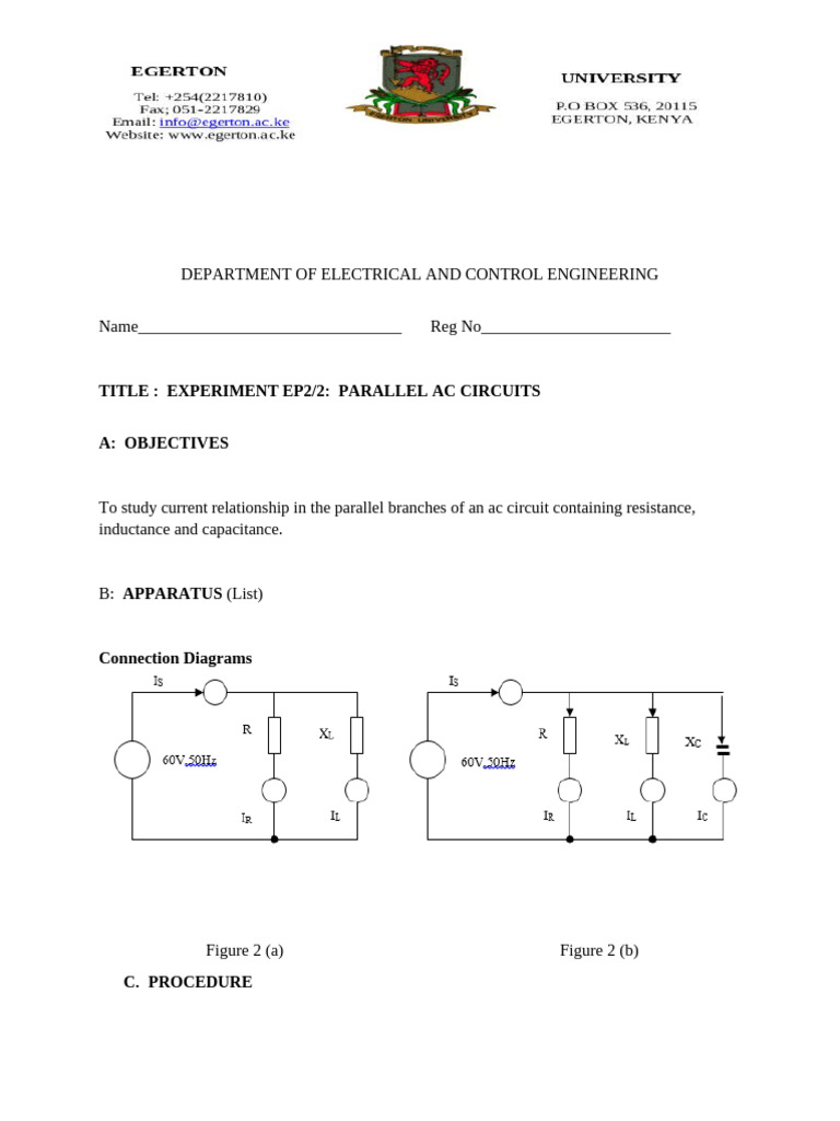 Parallel Ac Circuits | PDF