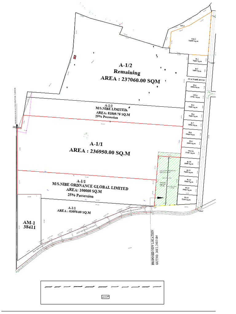 Shirdi Midc Surveydd Plot Mode 1 | PDF