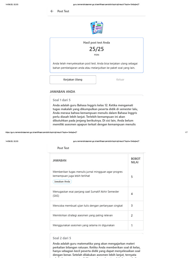 Post Test 3 | PDF