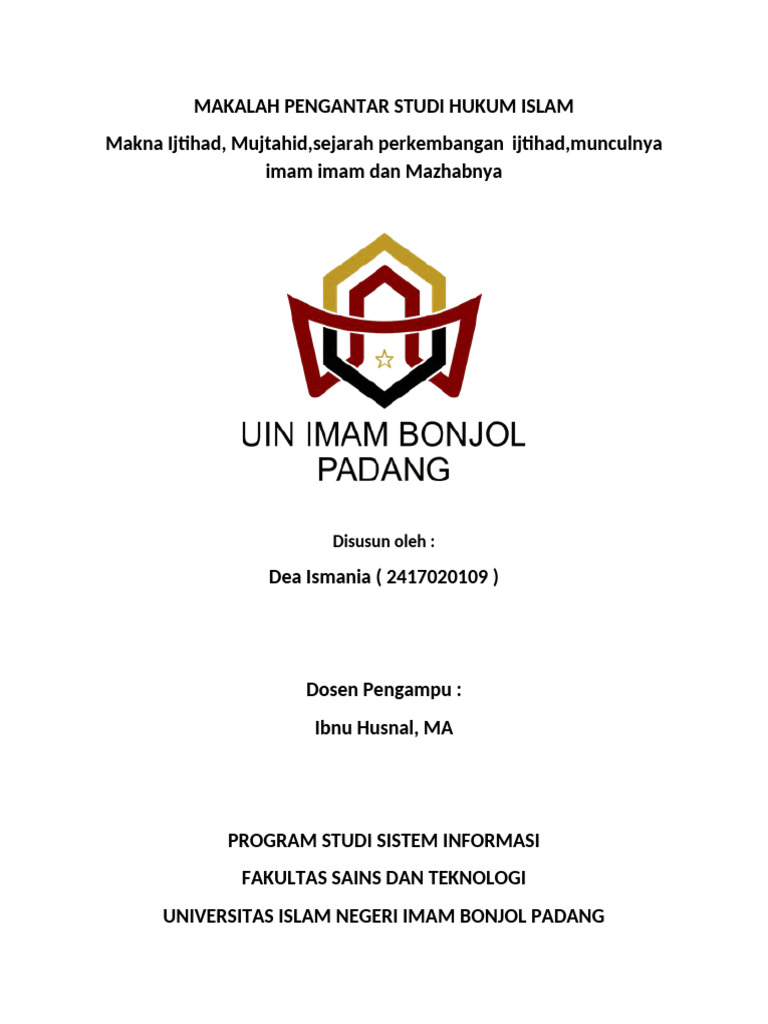 Makalah Pshi Dea Ismania (2417020109) | PDF