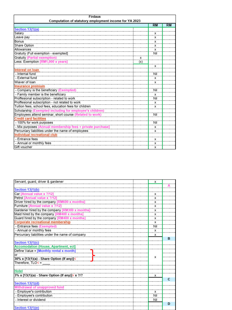 Format Employment Income 23 | PDF | Employment | Business