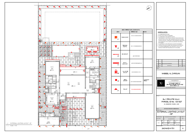 Ground Floor Lighting Layout Plan | PDF