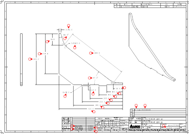 Acw3797960 Ballooned Drawing | PDF