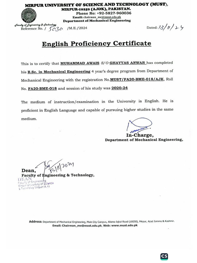 English Proficiency | PDF