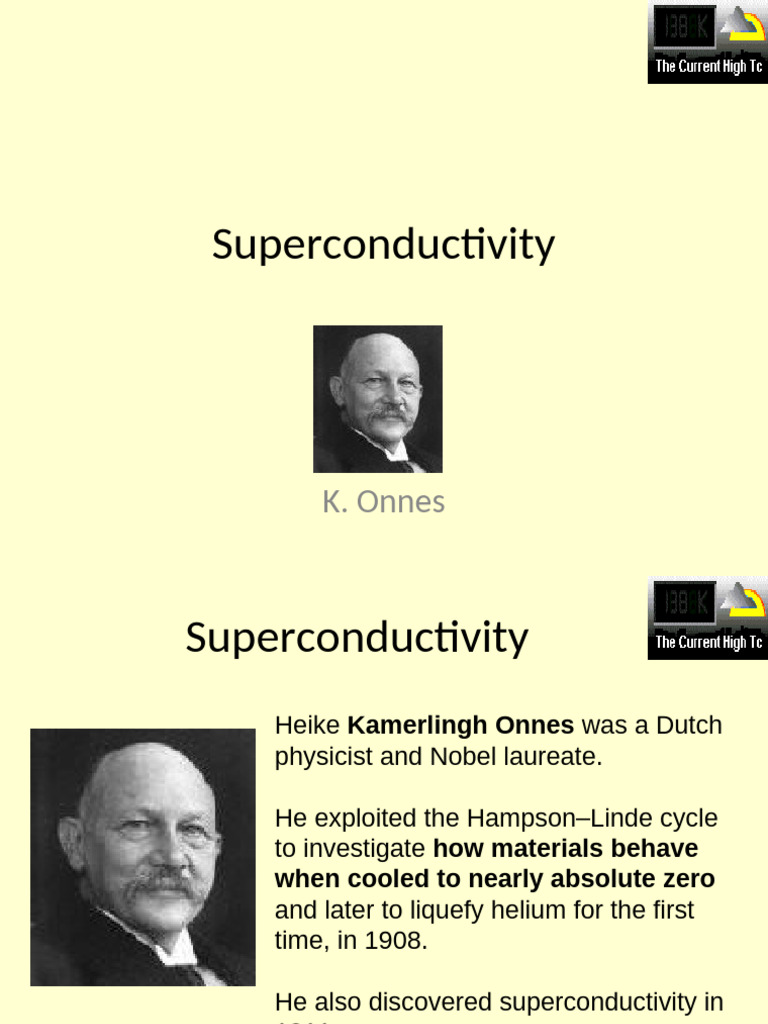 Superconductivity | PDF | Superconductivity | Electrical Resistivity And Conductivity