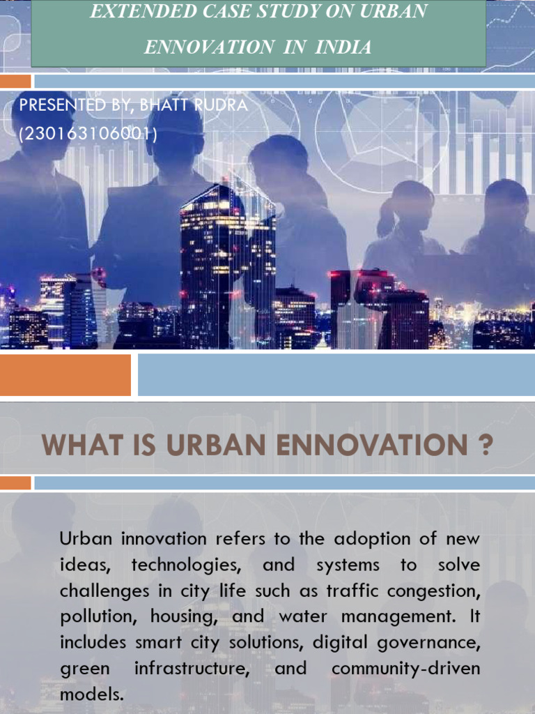 Urban Innovation Case Study in India | PDF