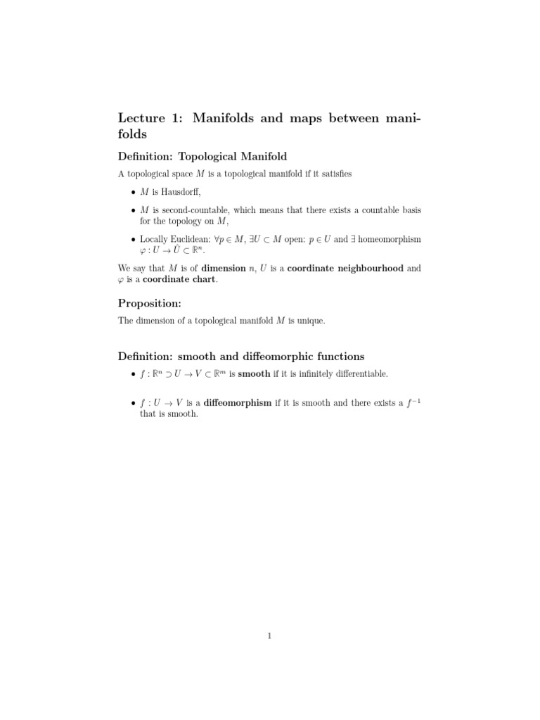 Differential Geometry | PDF | Differentiable Manifold | Lie Groups