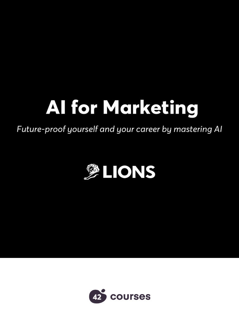 Master AI in Marketing: 28 Lessons | PDF | Artificial Intelligence ...
