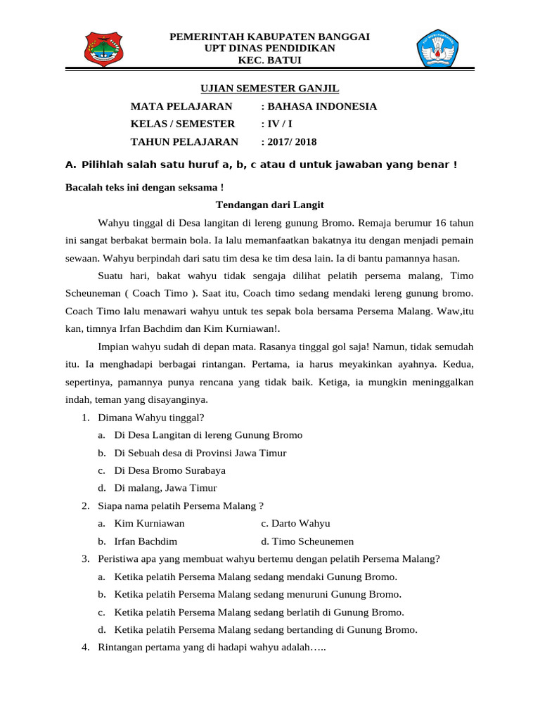 Soal Ujian Mama | PDF