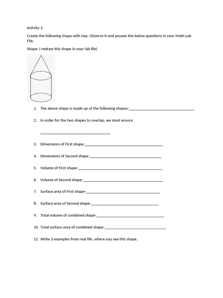 Mensuration Question | PDF