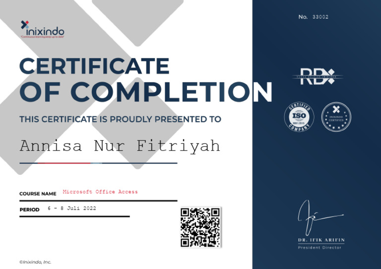 2022 Inixindo Access | PDF