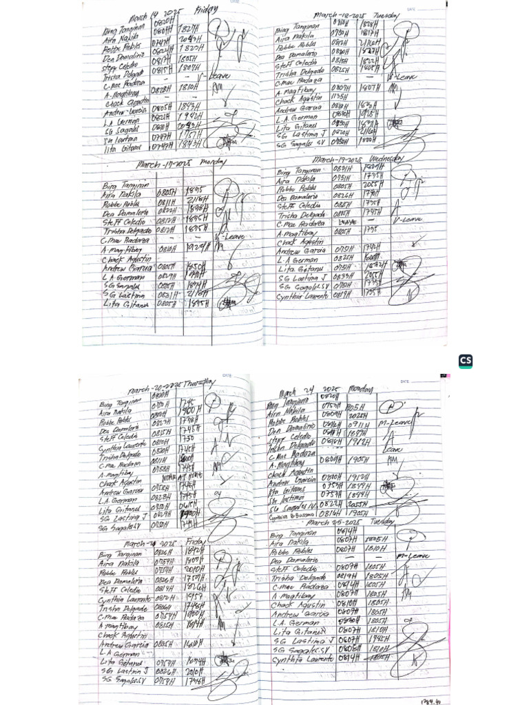 Guard Attendance 5 | PDF