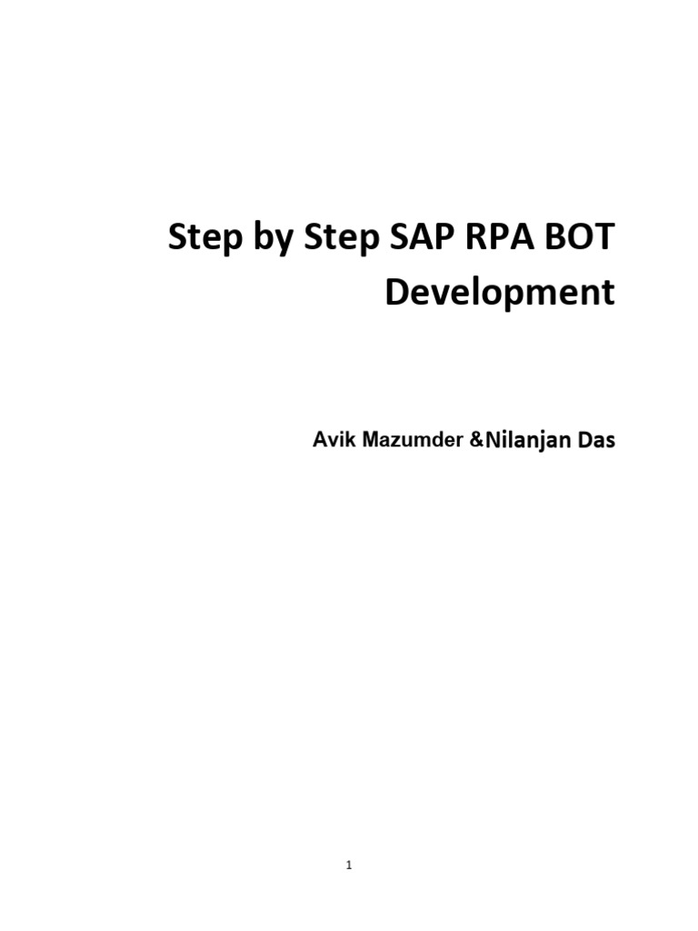 Step by Step BOT Development Using Desktop Studio | PDF | Spreadsheet ...