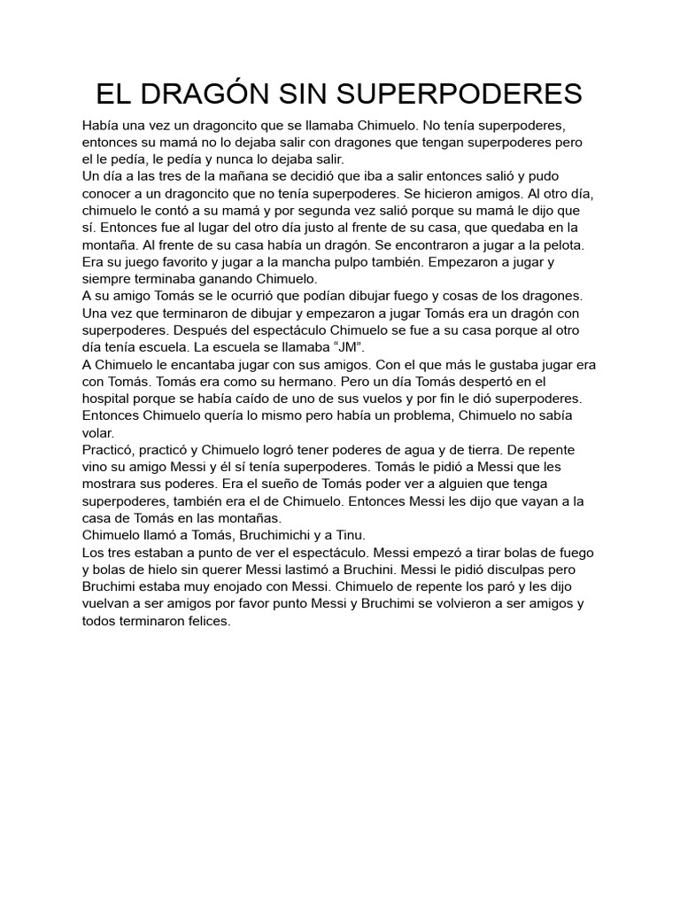 El Dragón Sin Superpoderes | PDF