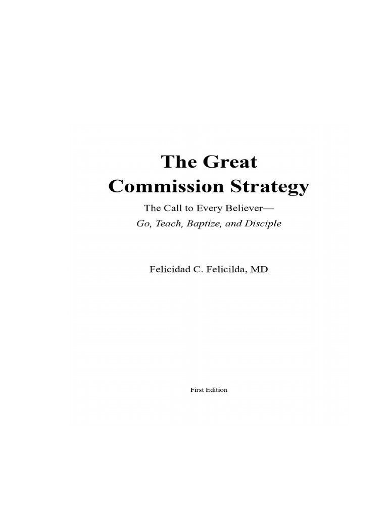 Great Commission Discipleship Guide | PDF | Disciple (Christianity) | Jesus