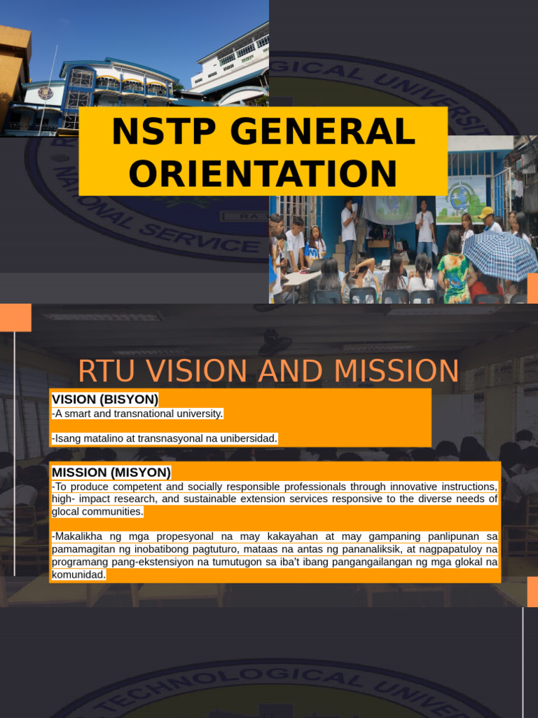 General NSTP Orientation.1stSem.2025 2026 1 | PDF