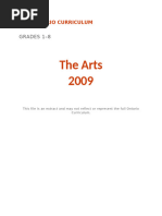 Ontario Dance Curriculum Grades 1-8 Guide | PDF | Choreography | Dances