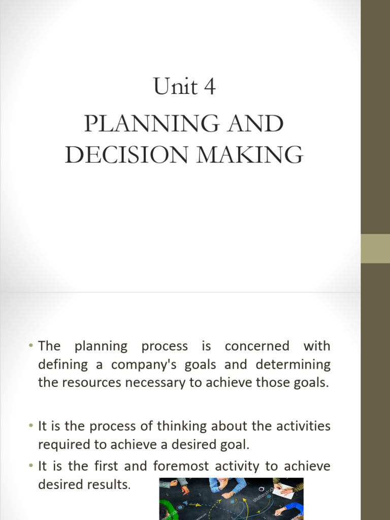 Msam207s-Unit4 Planning &decision Making 2024 | PDF | Customer ...