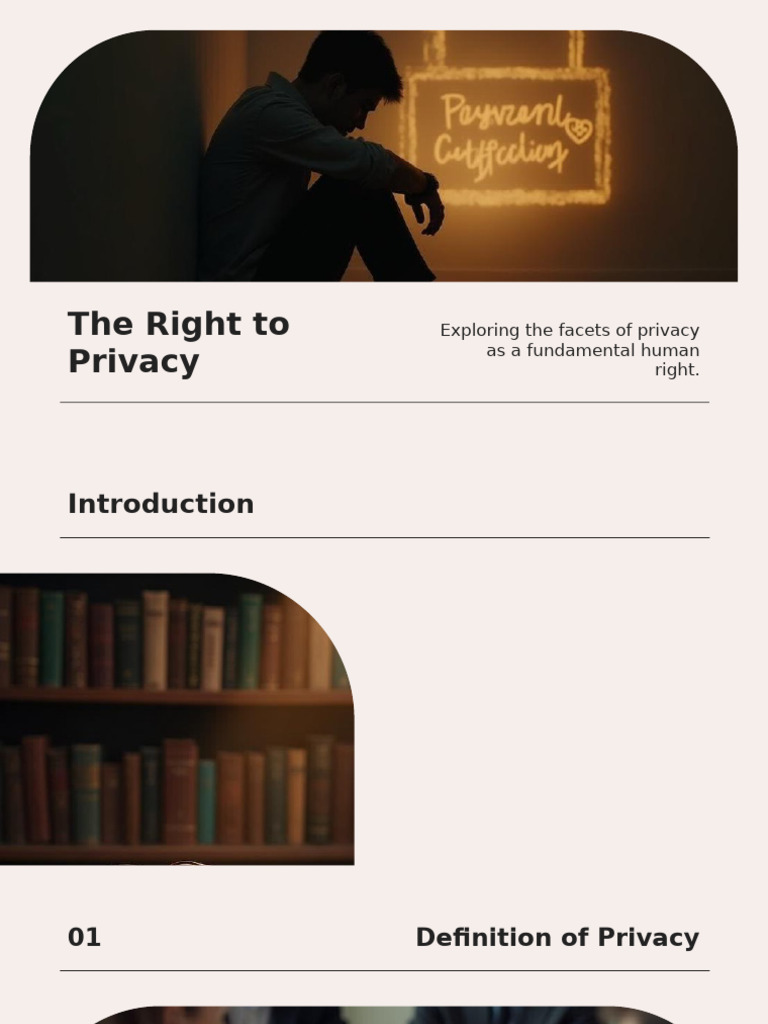 The Right To Privacy | PDF | Privacy | Right To Privacy