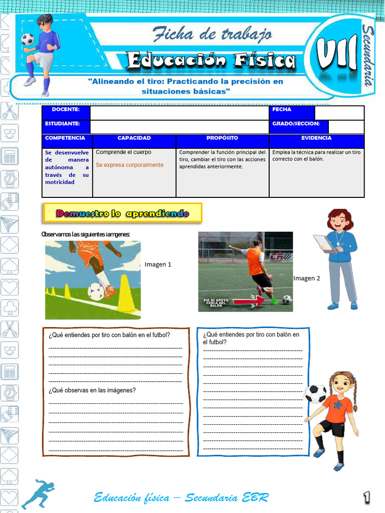 C-3º4° Act 3 E.fis U5 Sem3 | PDF | Asociación de Futbol | Cognición