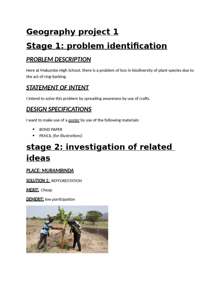 Geography Project | PDF