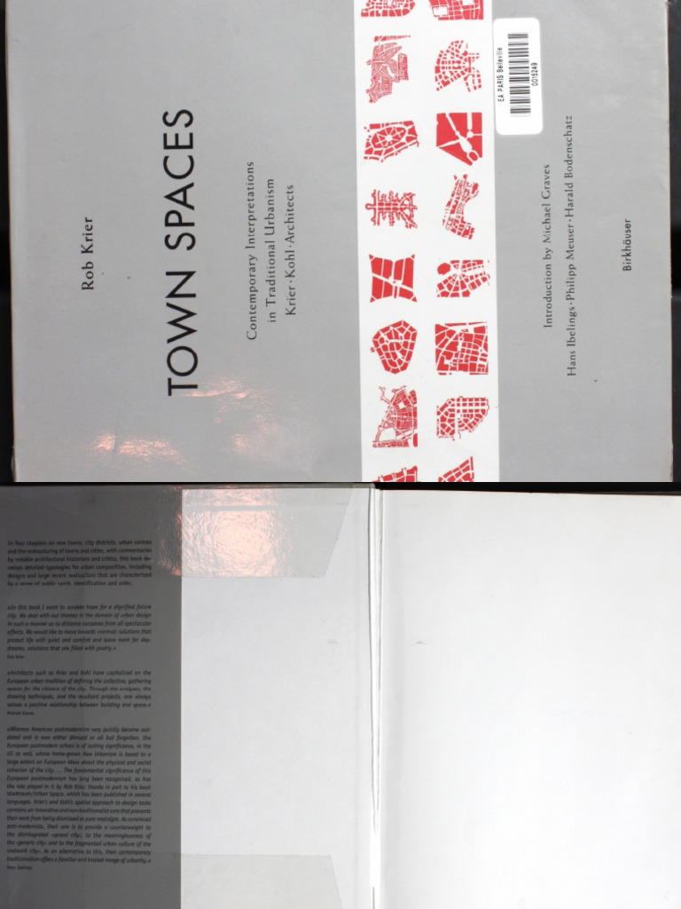 Rob KRIER Town Spaces | PDF