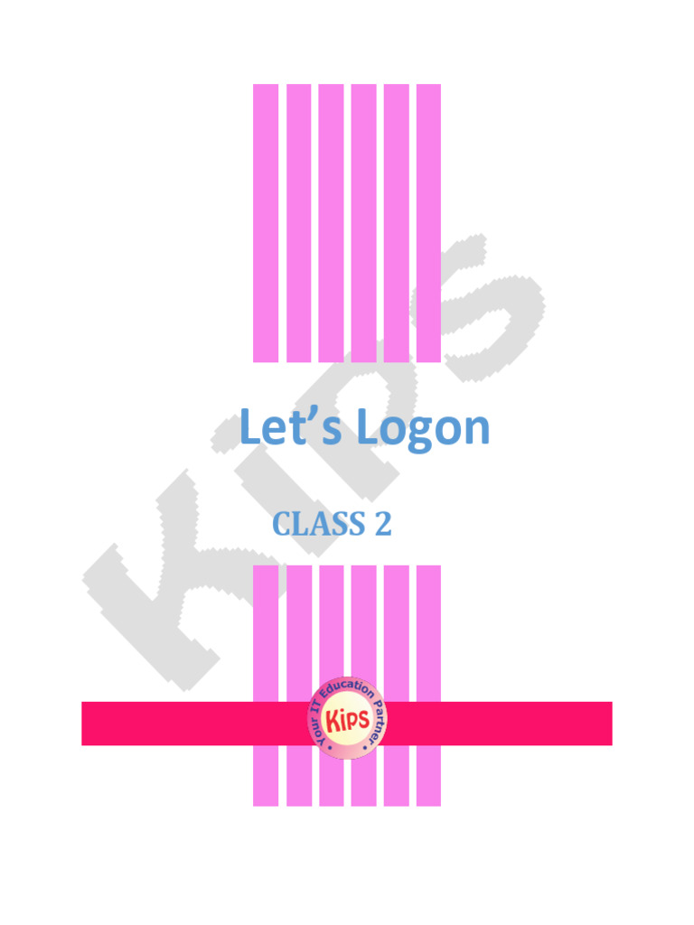 Let s Logon Class 1 to 5-6-14 | PDF | Window (Computing) | Cursor (User ...