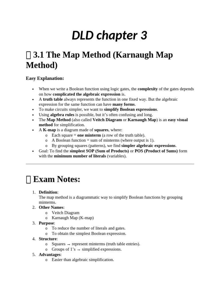 DLD Chapter 3 | PDF | Logic Gate | Electronic Circuits