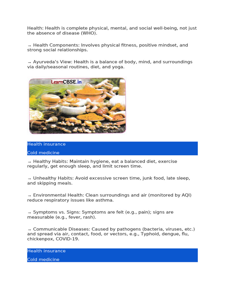 Class 8 ch3 | PDF | Infection | Pathogen