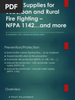 Table 7 Fire Fighting NBC | PDF | Fire Sprinkler System | Hydraulic ...