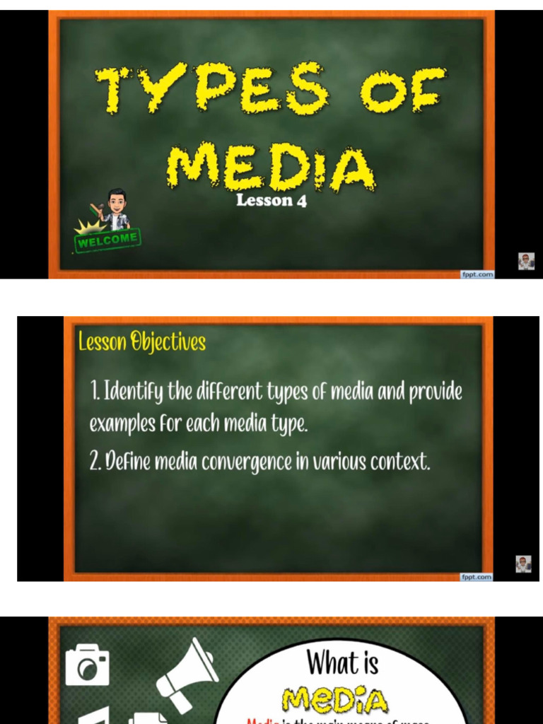 Chapter 4 Types of Media | PDF