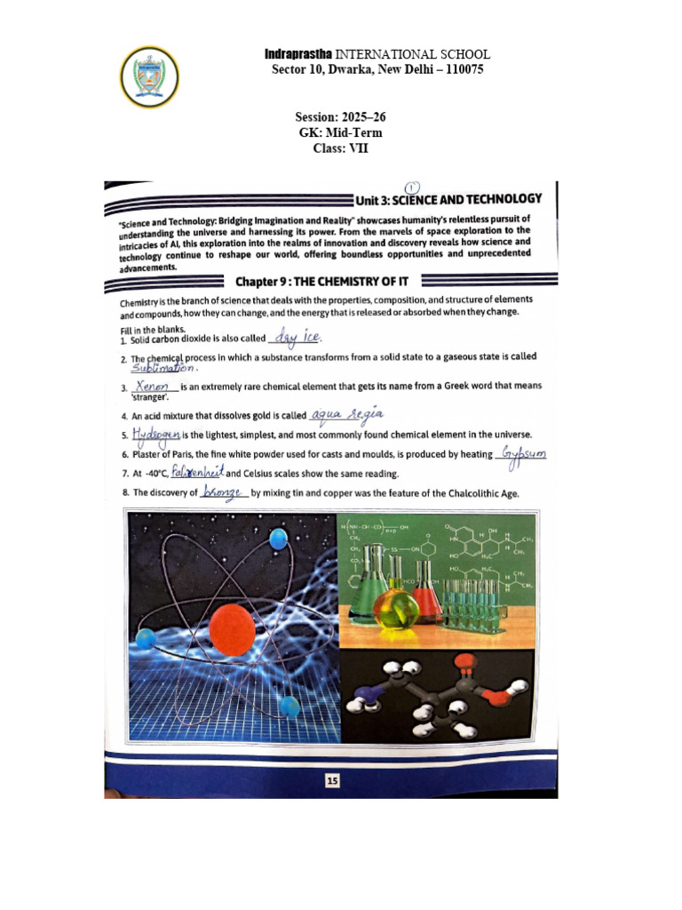 Class 7 GK Chapters-PA-2 | PDF