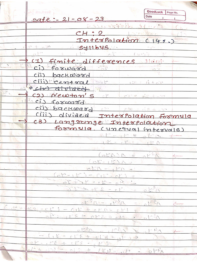 CH - 5 (Finite Diff..) | PDF