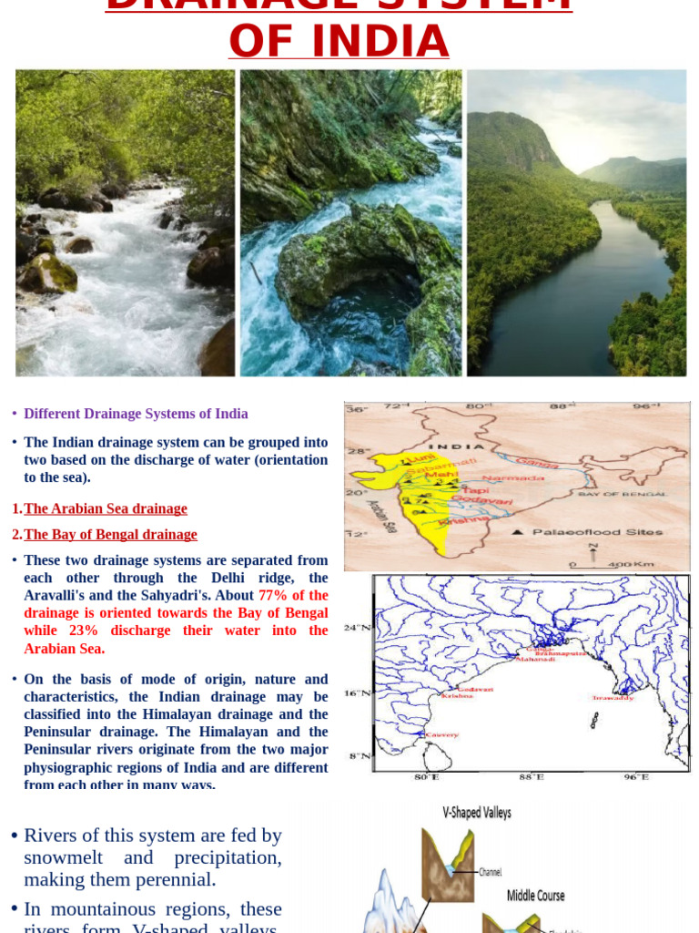 Drainage Sytem of India (Autosaved) LECTURE 3 | PDF | Indus River ...