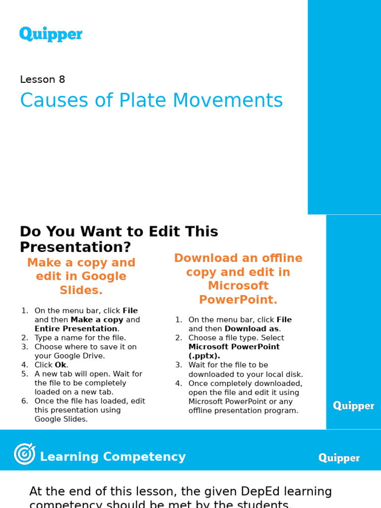 Sci - L8 - Causes of Plate Movements | PDF | Plate Tectonics | Convection