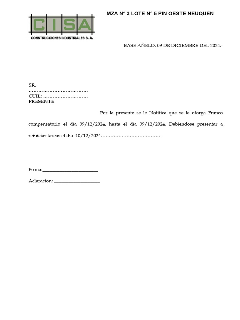 1.1 Modelo Franco Comp Hueso Ramon 09-12-24 | PDF