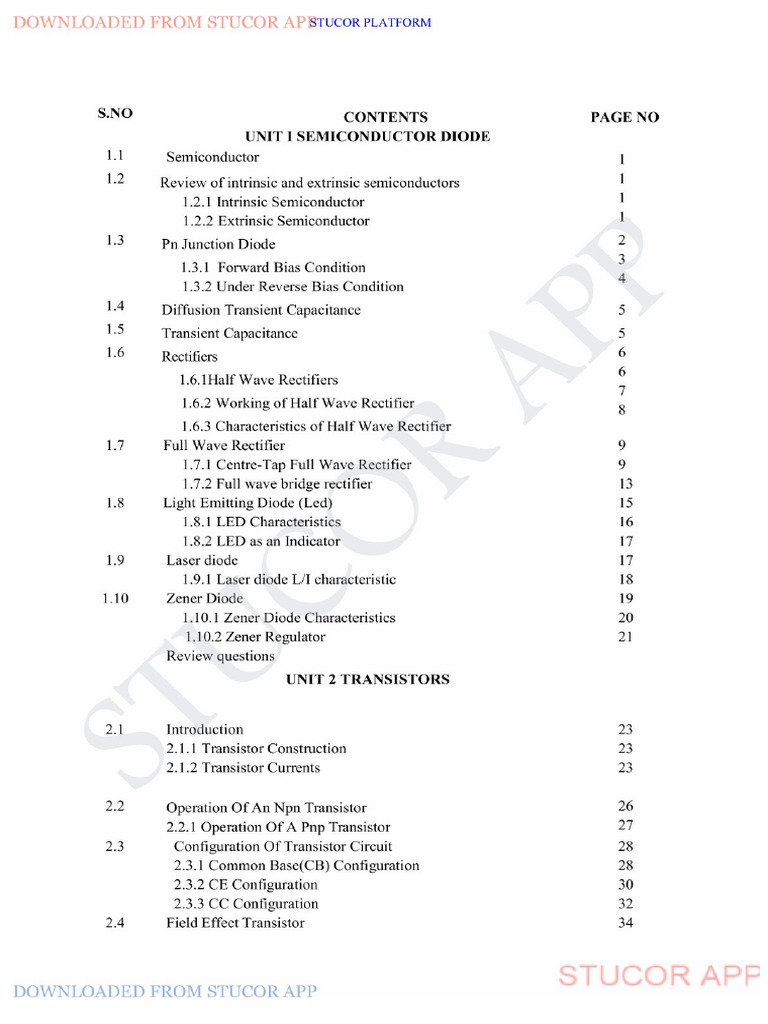 Edc Book | PDF | Rectifier | P–N Junction