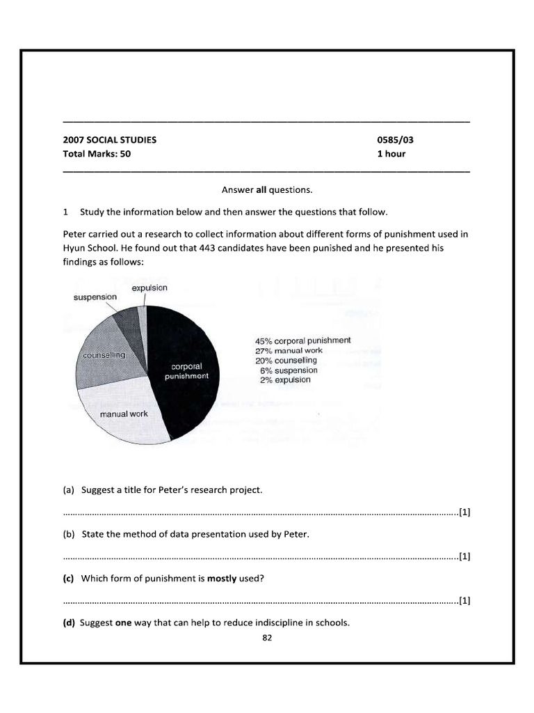 Social Studis Paper 3 | PDF