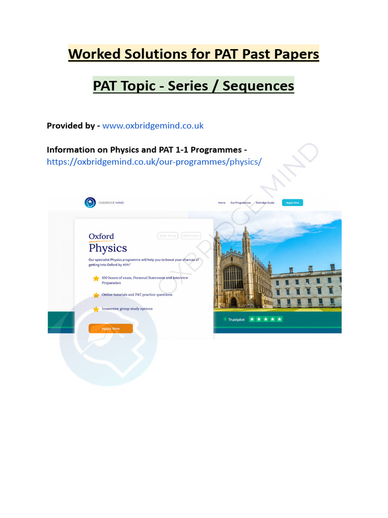 Series and Sequences | PDF | Numbers | Elementary Mathematics