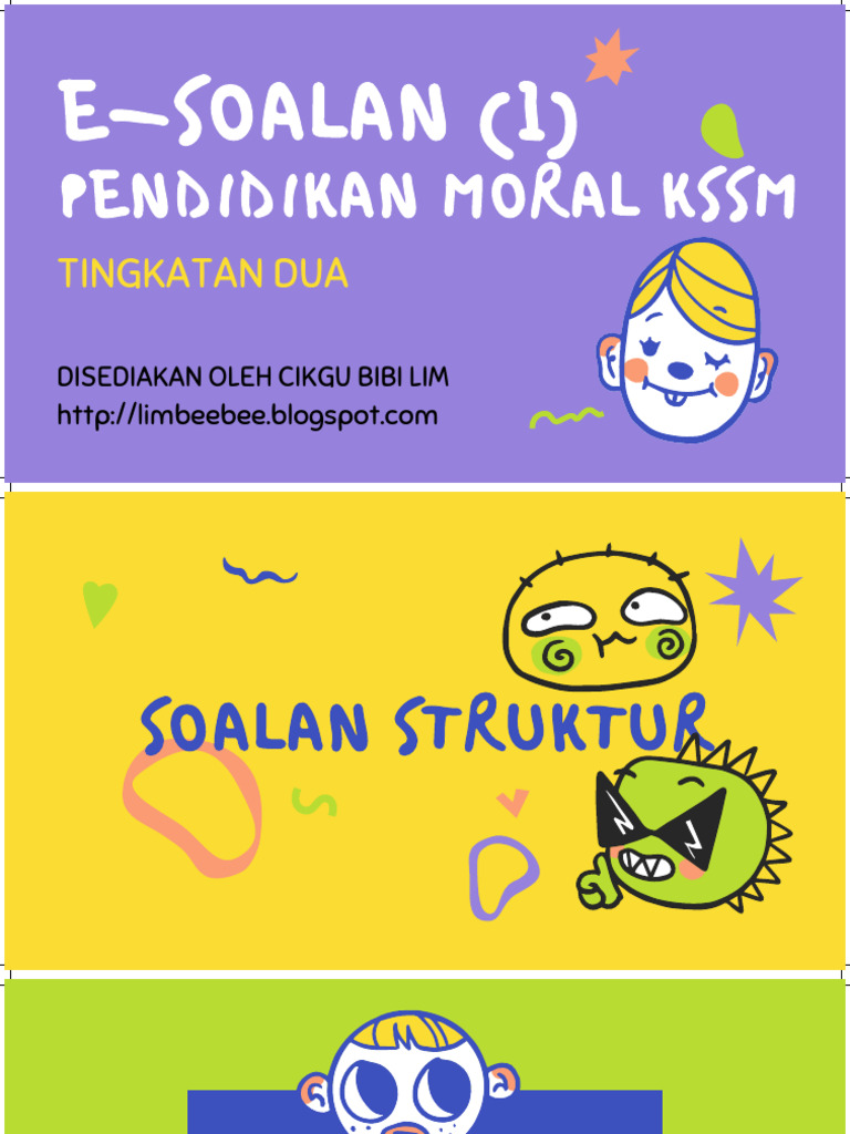 Soalan Pendidikan Moral Tingkatan 2 | PDF