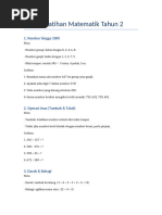 Soalan Matematik Darjah 5 | PDF