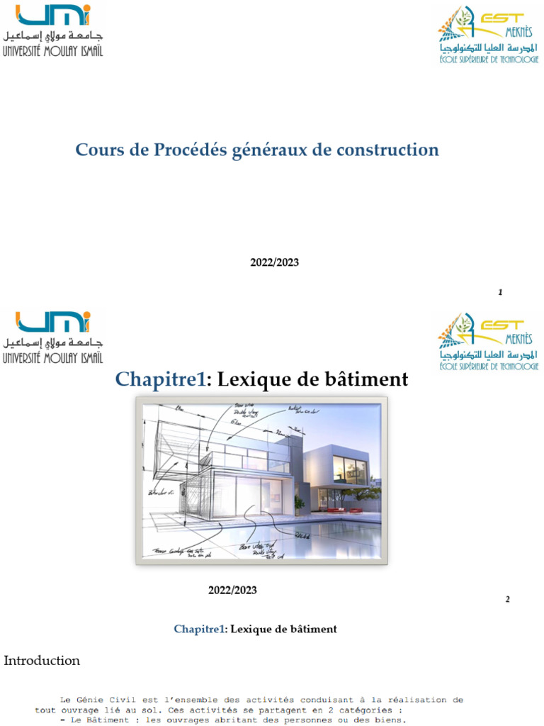 Lexique des intervenants en construction | PDF