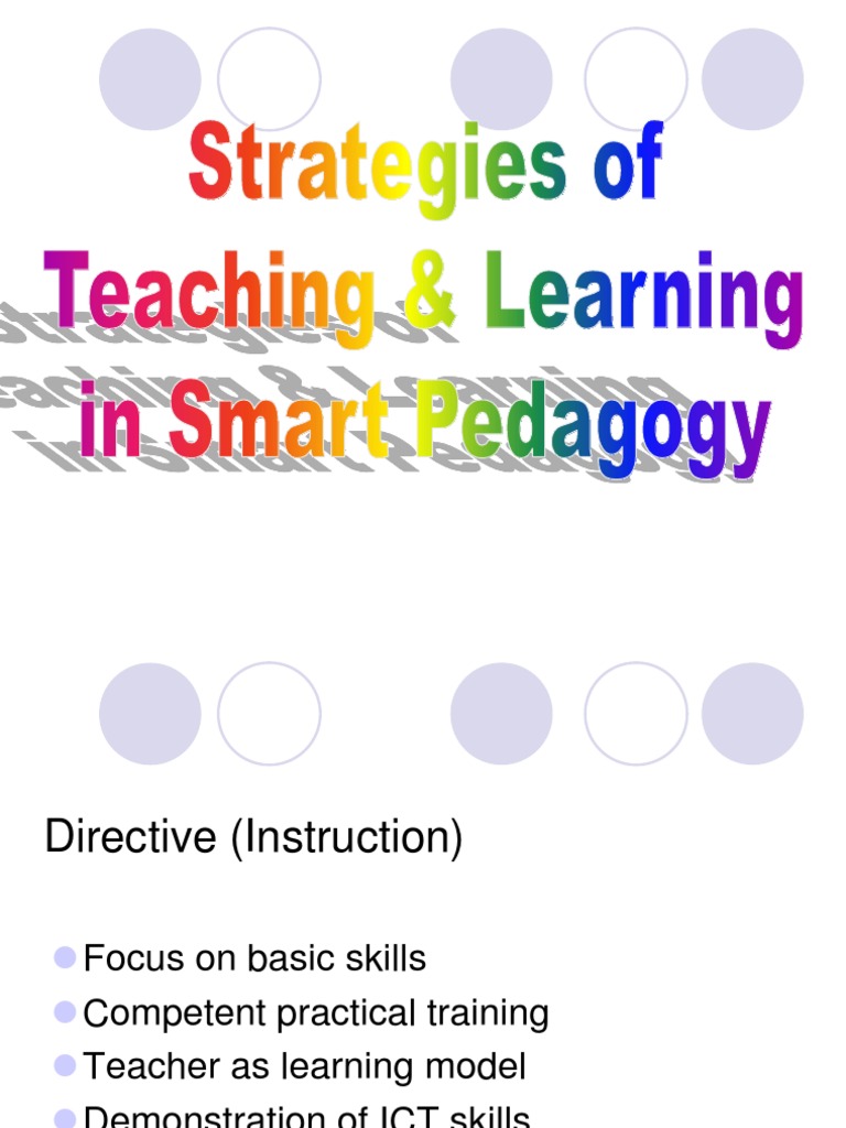TL Strategies in Smart Pedagogy | PDF | Educational Technology | Learning