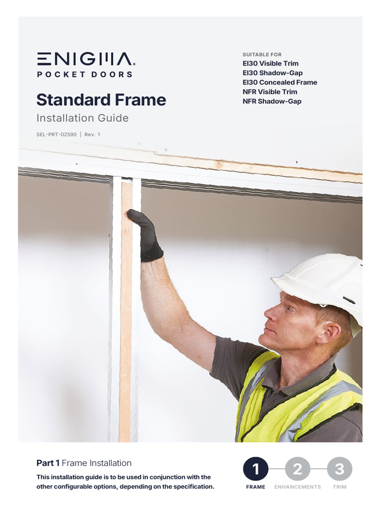 SEL PRT 02590 Standard Frame Instructions | PDF | Door | Lumber