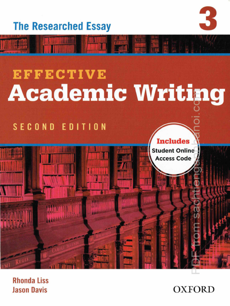 Effective Academic Writing 3 Student Book (2nd Edition) Ok | PDF