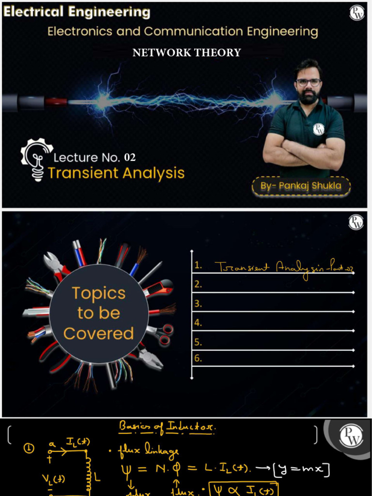 (CH 03 Transient Analysis) (Notes) Transient Analysis 02 Cla | PDF
